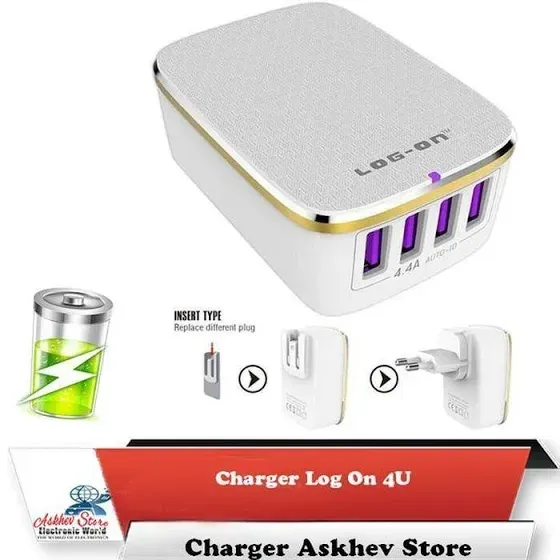 CARGER LOG ON 4 PORT | Lazada Indonesia