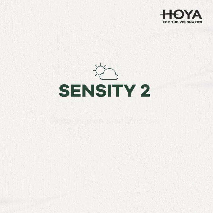 NEW HOYA Sensity2 Full Control เลนส์เปลี่ยนสีอัตโนมัติพร้อมตัดแสงสีฟ้าจอมือถือ เลนส์ที่ดีที่สุด ...