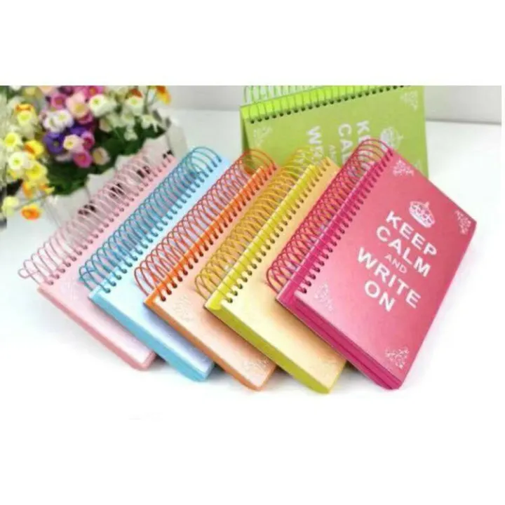 Keep Calm And Write On Spiral Blank Notebook | Lazada PH