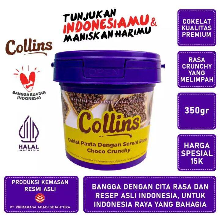 Cokelat Collins Choco Crunchy 1kg | Lazada Indonesia