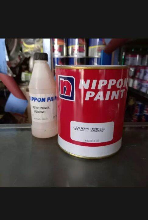 nippon paint vinilex active primer 120 base 1Liter | Lazada Indonesia