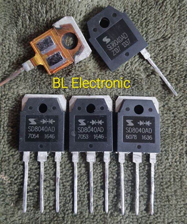 2ชิ้น SD8040AD FAST RECOVER DIODEไดโอด 80A 400V สำหรับสวิทชิ่งตู้เชื่อม ...