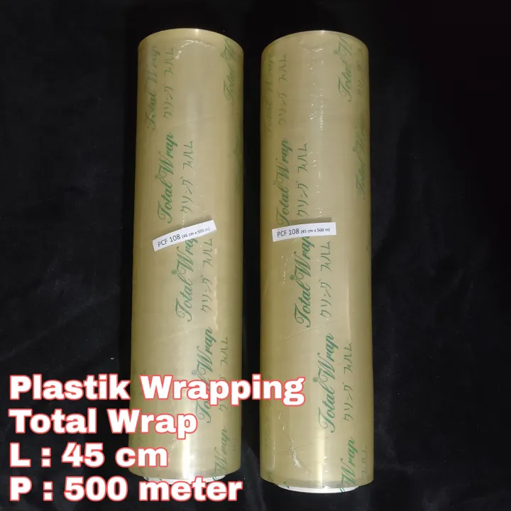 plastik wrapping bening size 45cm x 500m √ wrapping buah √ plastik ...