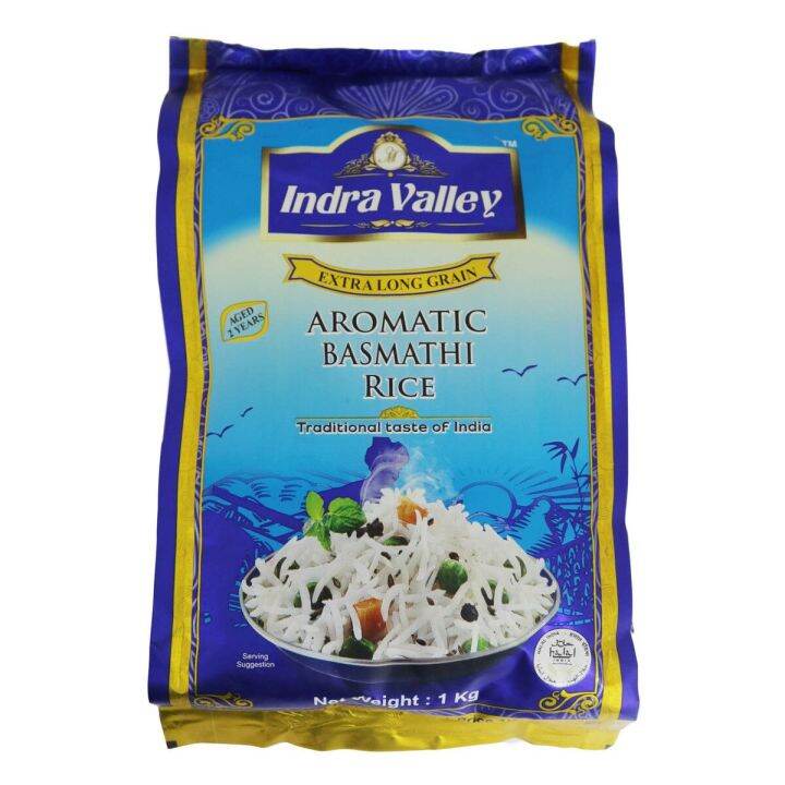 INDRA VALLEY AROMATIC BASMATHI RICE 1KG | Lazada