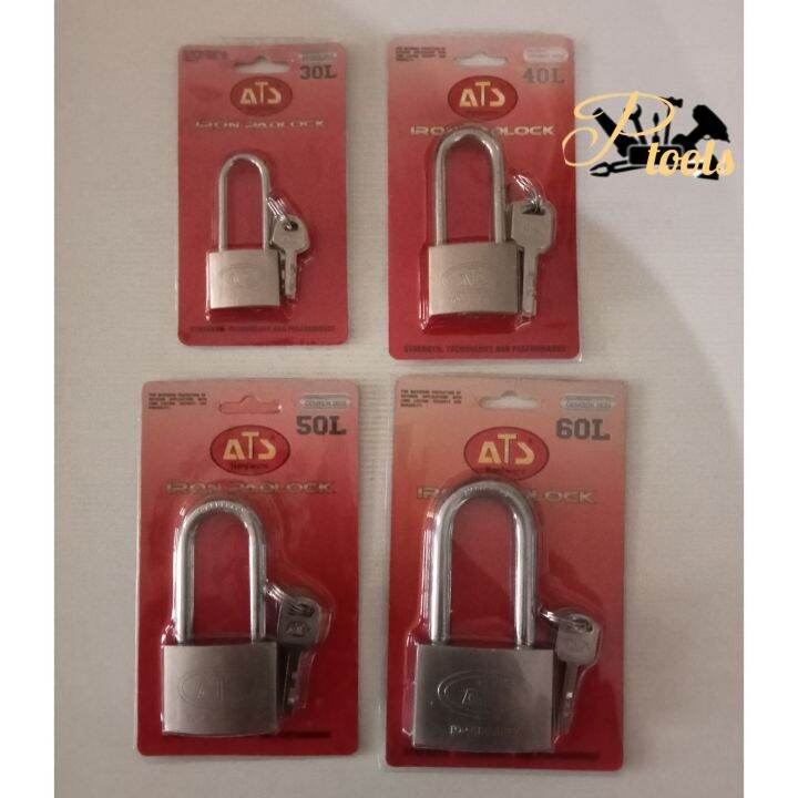 Gembok Putih ATS 30 40 50 60mm Leher Panjang | Lazada Indonesia