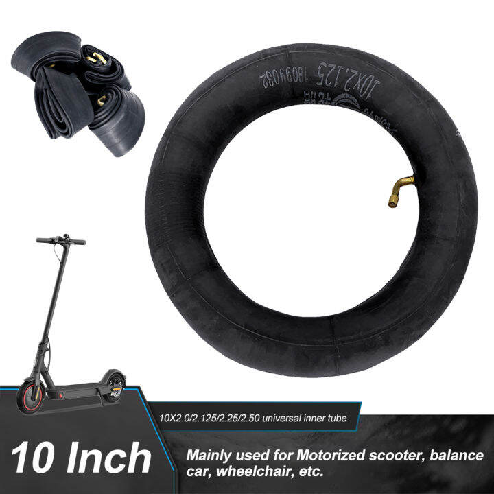 10 Inch Electric Scooter Inner Tube Rubber 10X2/2.125/2.50 with Bent Valve for Gas Scooter ...