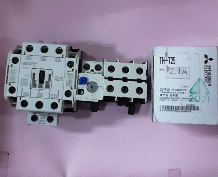 MITSUBISHI Magnetic S-T21 พร้อม โอเวอร์โหลด Overload Relay TH-T25 2.1A ...