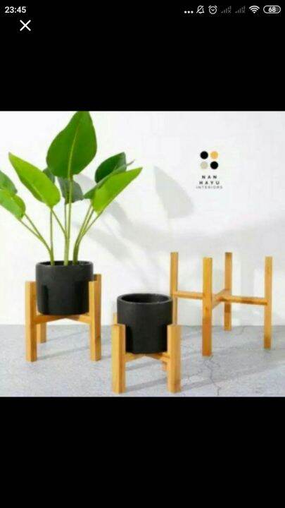 Standing Pot Kayu Tanaman Bunga Serbaguna/Standing Pot Kayu | Lazada ...