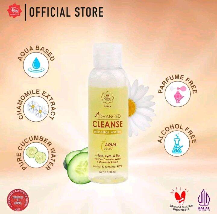 Viva Advanced Cleanse Micellar Water Viva Queen 100ml | Lazada Indonesia
