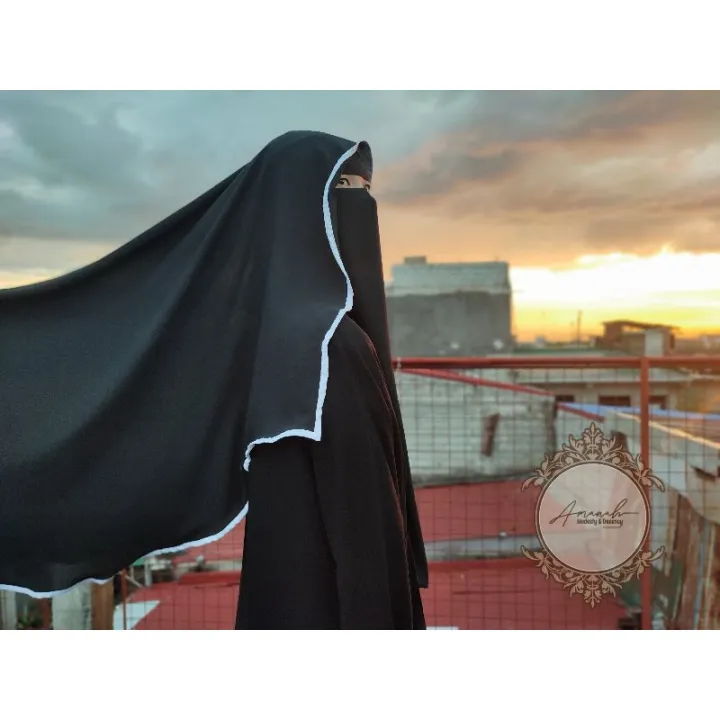 BUTTERFLY Niqab with free single niqab amanah | Lazada PH