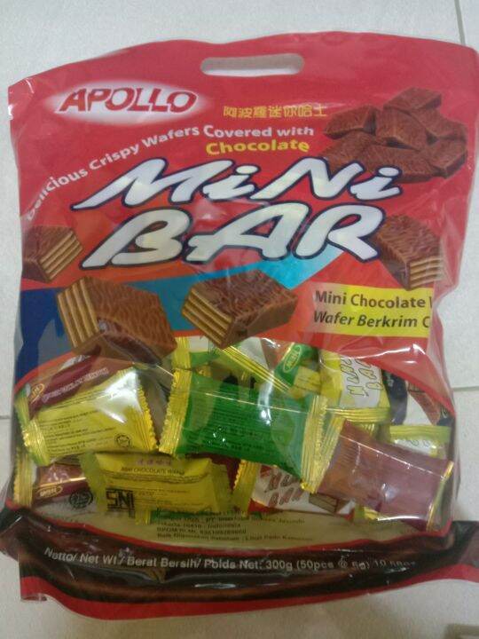 APOLLO WAFER COKLAT MINI BAR | Lazada Indonesia