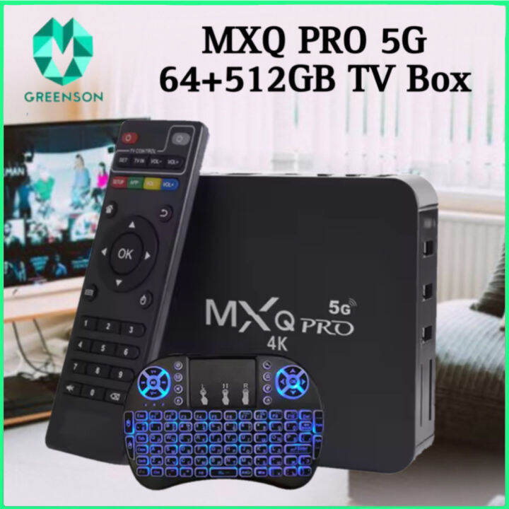 mx q pro 4K TV Box 5G 64GB RAM+512GB ROM Android 11.1 Smart Digital Box ...