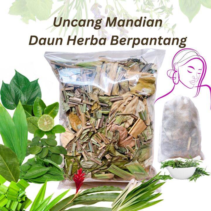 PREMIUM 3 IN 1 [LOOSE PACK-100GRAM]Mandian Daun Herba Berpantang & ANAK ...