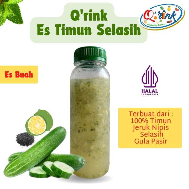 Qrink Es Timun Selasih - Es Buah Segar dan Sehat | Lazada Indonesia