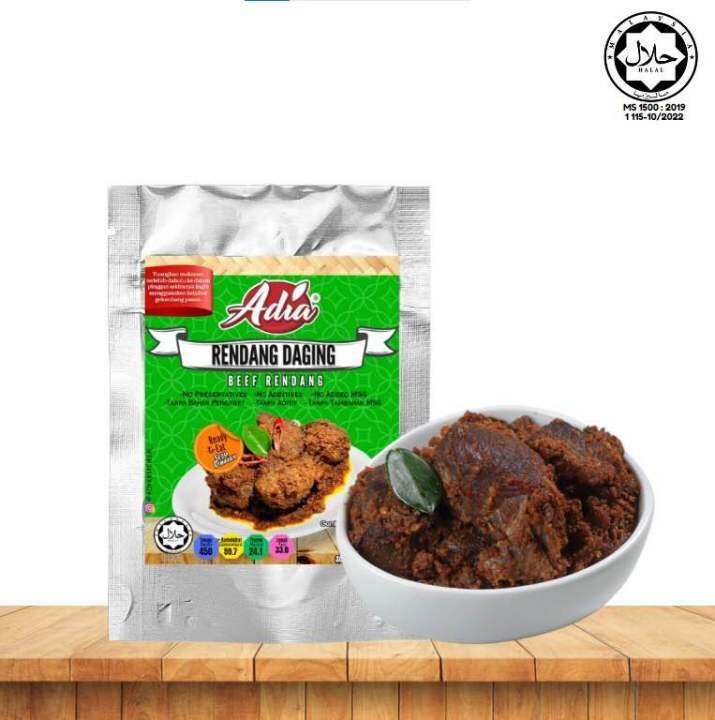 LAUK READY TO EAT ADIA | EMERGENCY FOOD | MUDAH | HALAL | Lazada