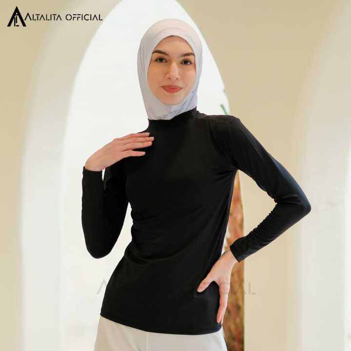 Altalita - Mangset Baju Wanita Lengan Panjang Bahan Jersey Adem Tebal ...