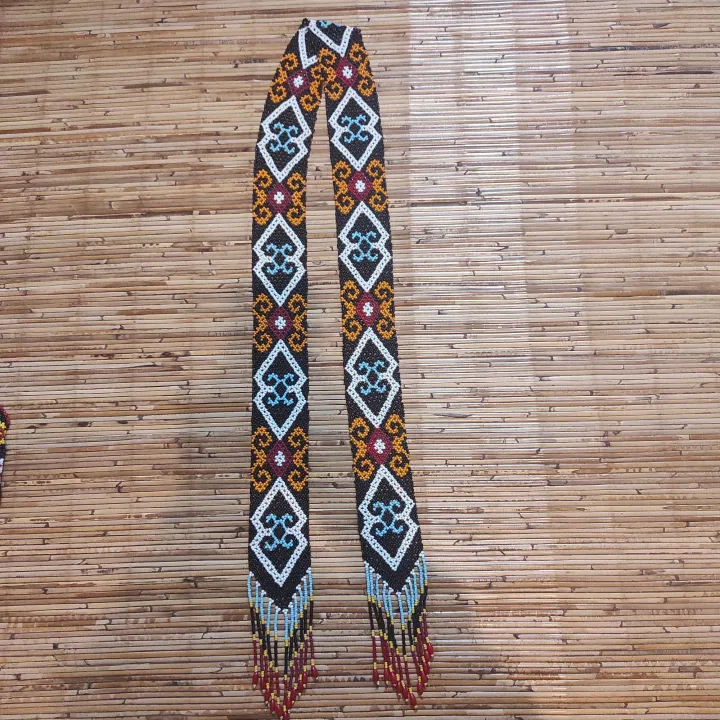 syal dayak kalimantan bahan manik | Lazada Indonesia