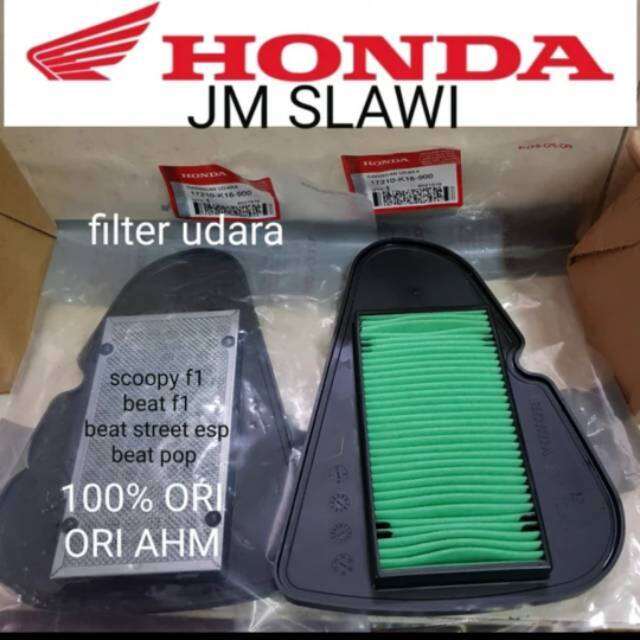 Filter udara beat f1 beat street esp beat pop scoopy f1 ori ahm ...
