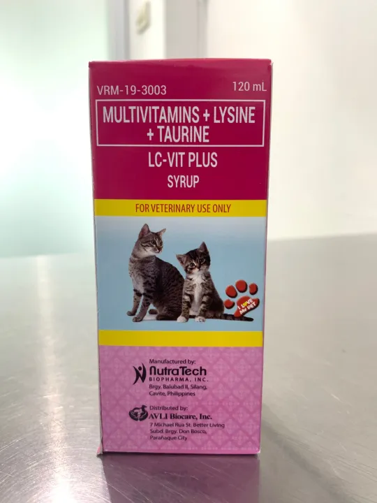 LC-VIT PLUS MULTIVITAMINS + LYSINE + TAURINE 120 mL | Lazada PH