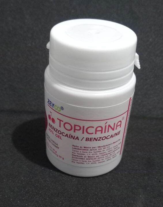 ZEYCO TOPICAINA-TOPICAL ANESTHETIC BENZOCAINE 20% (30g/1 bottle)(Gel ...