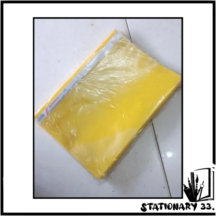 1 Pak Business File / Map Snelhecter Plastik Folio ( Kuning ) | Lazada ...