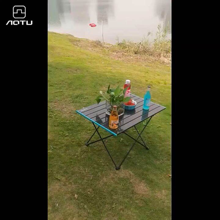MBS 】 Folding Camping Table Outdoor Aluminum Alloy Folding Camping ...