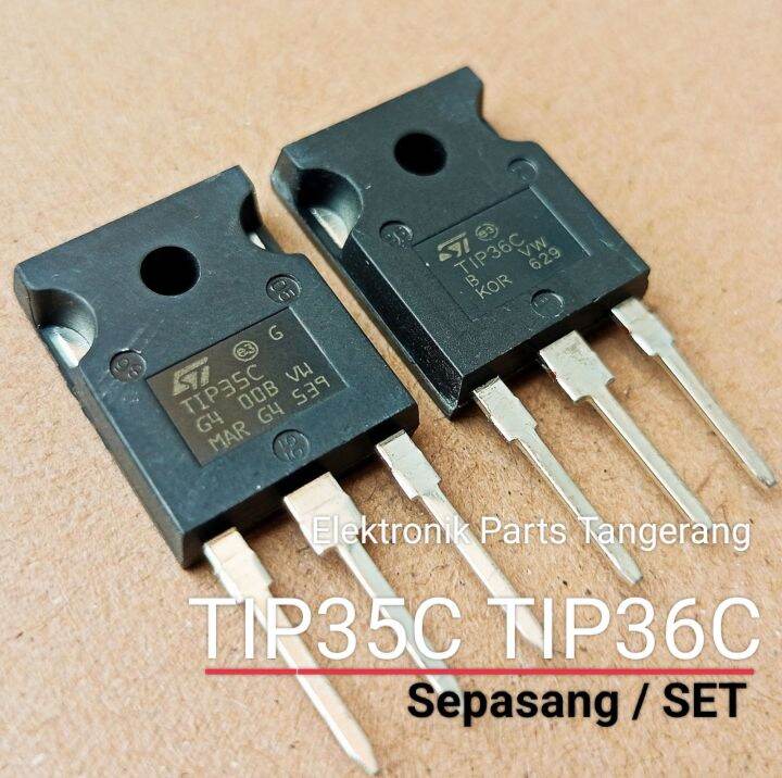 (SATU SET) TIP35C TIP36C TRANSISTOR TIP 35C TIP 36C RRT II CHINA ...