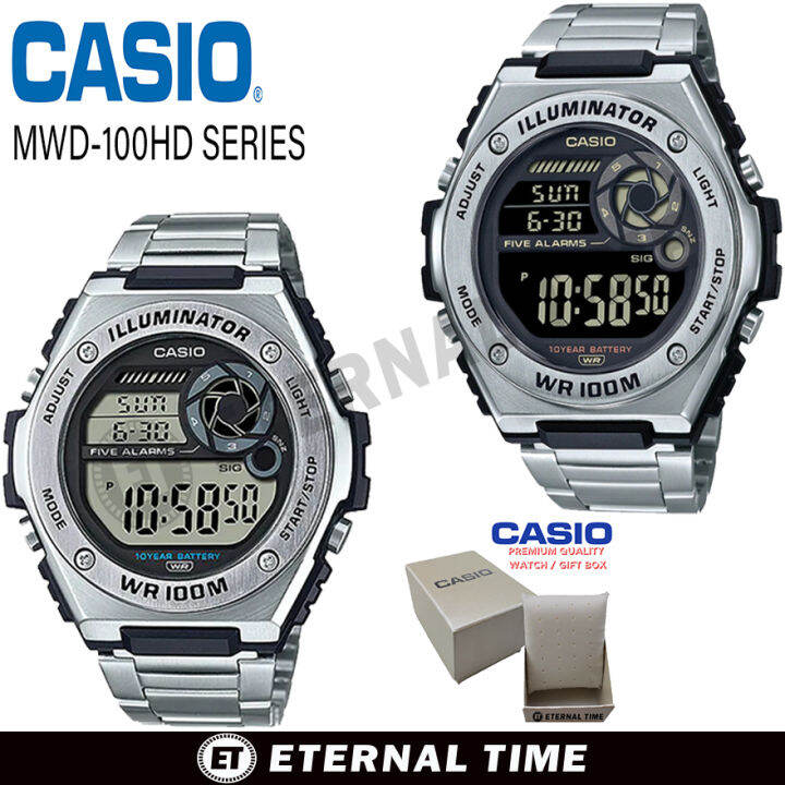 Casio Luxury Series Digital Men Watch MWD-100HD | Lazada