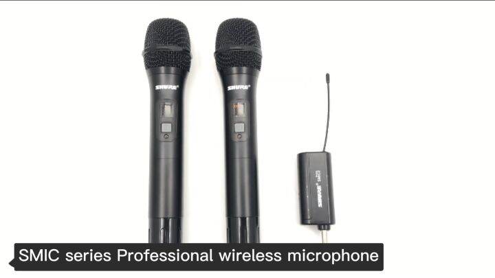 Wireless Microphone Metal Microphone Body Can Adjust The Frequency ...
