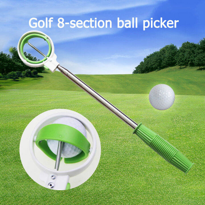 8 Sections Long Golf Ball Retriever Adjustable Telescopic Pick Up ...