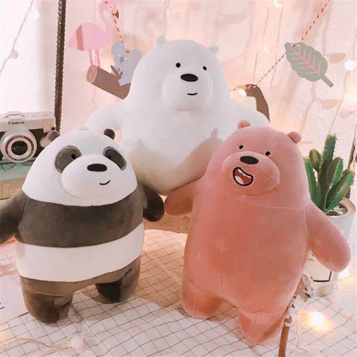 WE BARE BEARS Stuffed Toys Plush Soft Toys 7inch(18cm) we bare bear | Lazada PH