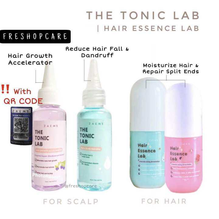 ZAEM's. The Tonic Lab (50ml) | Hair Essence Lab (100ml) | Lazada