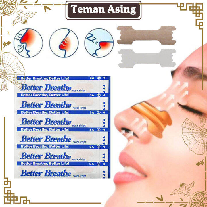 10Pcs Plester Hidung Anti Dengkur / Nasal Strip Untuk Hidung Melegakan ...
