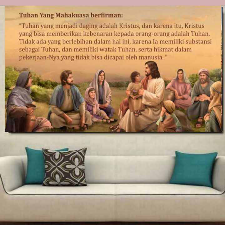POSTER CETAK JUMBO YESUS LUKISAN CETAK JUMBO YESUS untuk hiasan dinding ...