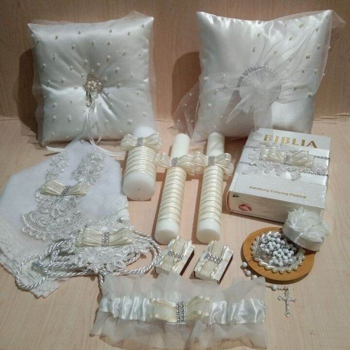 White Themed Wedding Essentials Set (ACTUAL PHOTO POSTED) | Lazada PH