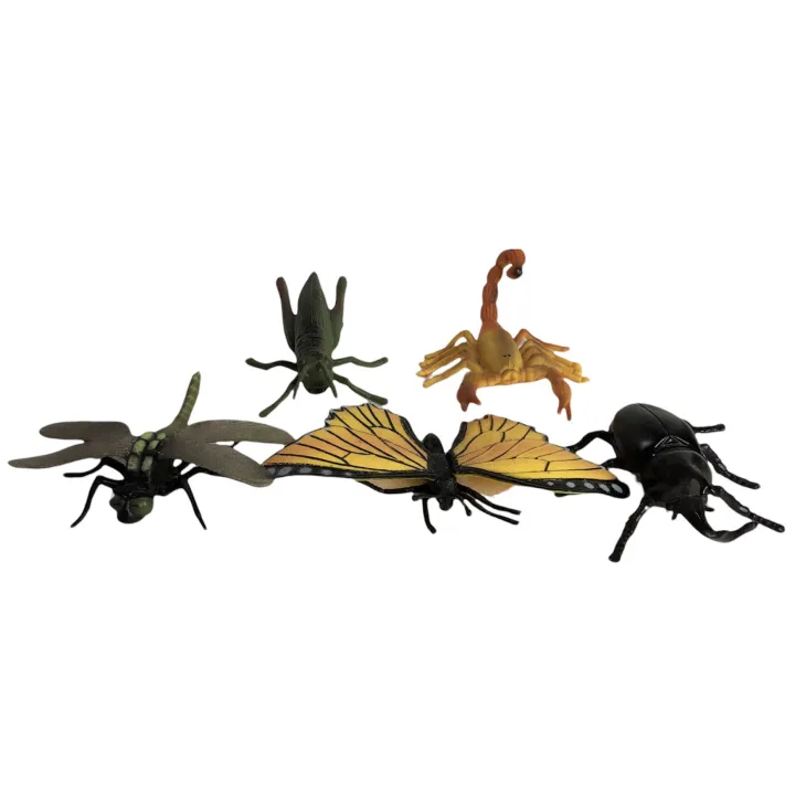 Realistic Insects Figures Toys, Plastic Wildlife Animal Fake Bug Toys ...