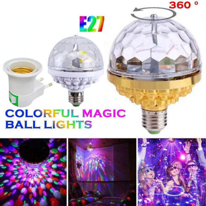Colorful Rotating Light Bulb Ktv Seven Color Flashing Stage Room ...