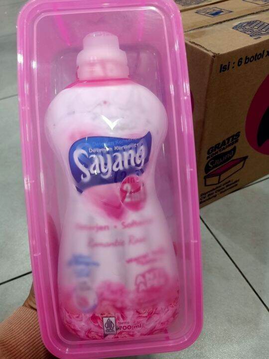 Detergent Sayang Liquit Cair Botol 700ml Gratis kontainer | Lazada ...