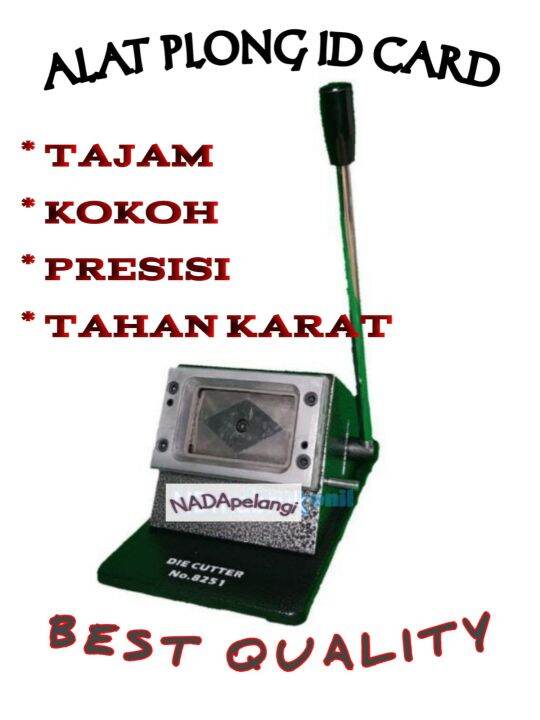 alat plong id card / pemotong id card / alat buat id card / pvc id card ...