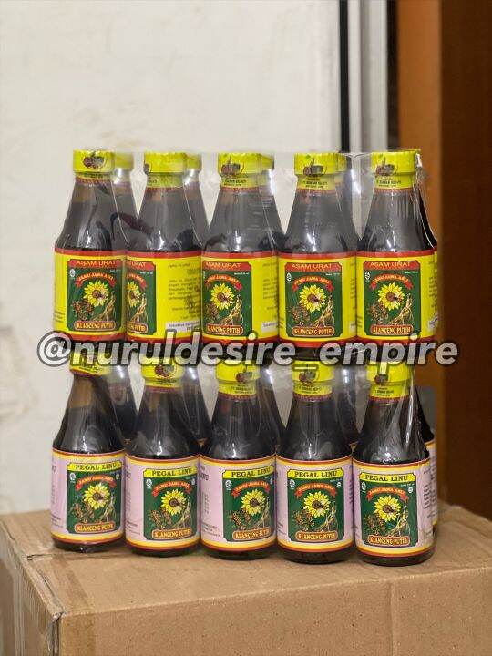 Jamu Jawa Asli Mini Pegalinu / Asam urat 10 Botol X 150ml | Lazada