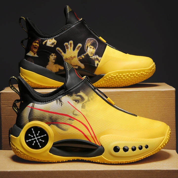 รองเท้าบาสเก็ตบอล9 Wade Road ซีรีส์ร่วม Li Xiaolong ฤดูใบไม้ผลิรองเท้าของแท้รองเท้าผู้ชายเบอร์ ...