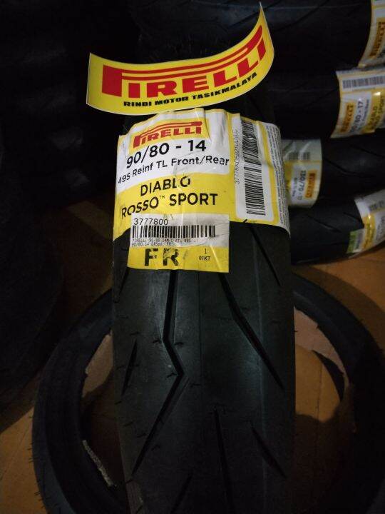 Pirelli Diablo rosso sport 90/80-14 matic firelli Diablo rosso Sport ...