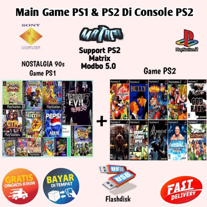 Flashdisk Game PS1 & PS2 Untuk Console PS2 Matrix | Lazada Indonesia