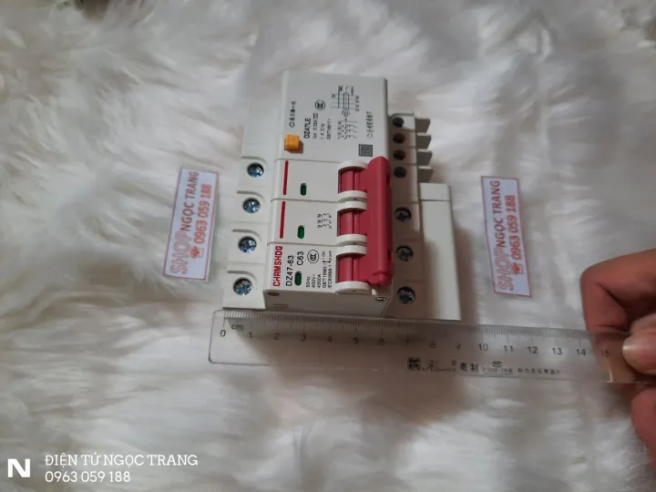 Aptomat CB Chống Giật 3 Pha 4 Dây C63A Màu Ngẫu Nhiên Tùy Lô Hàng Về | Lazada.vn