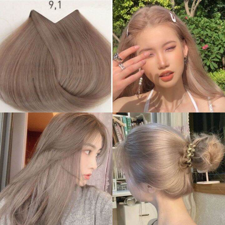Light Ash Brown Saloon Professional Hair Color Dye Cream HAIR COLOR DYE ...