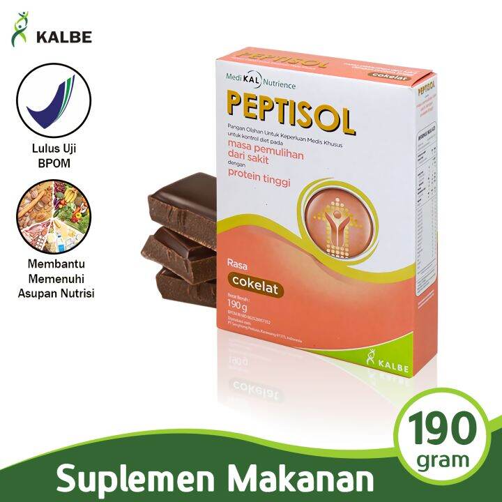KALBE Peptisol Susu Kesehatan 189 Gr Pangan Olahan Untuk Kontrol Diet ...