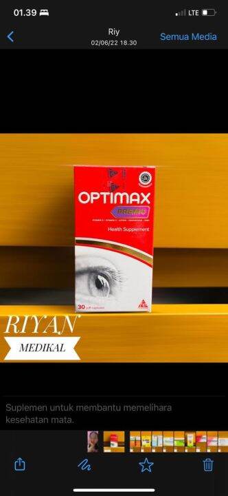 Vitamin mata Optimax premio | Lazada Indonesia