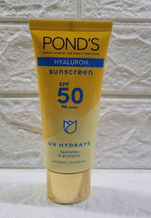 Pond's hyaluron sunscreen sof 50 PA+++ UV HYDRATE (50ML) | Lazada PH