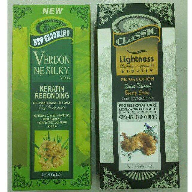 verdon ne silky series ginger rebond keratin rebonding 2in1 lightness ...