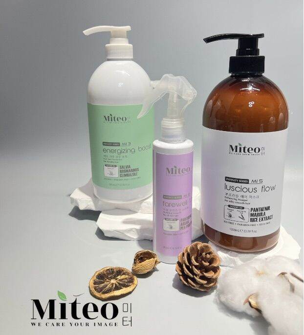 Miteo Promo Set Shampoo 1L& Mask 1L& vitamin& serum set | Lazada